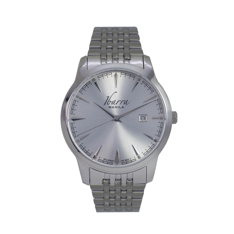 RIZAL 39MM QUARTZ STEEL WATCH (SILVER DIAL) – Ibarra