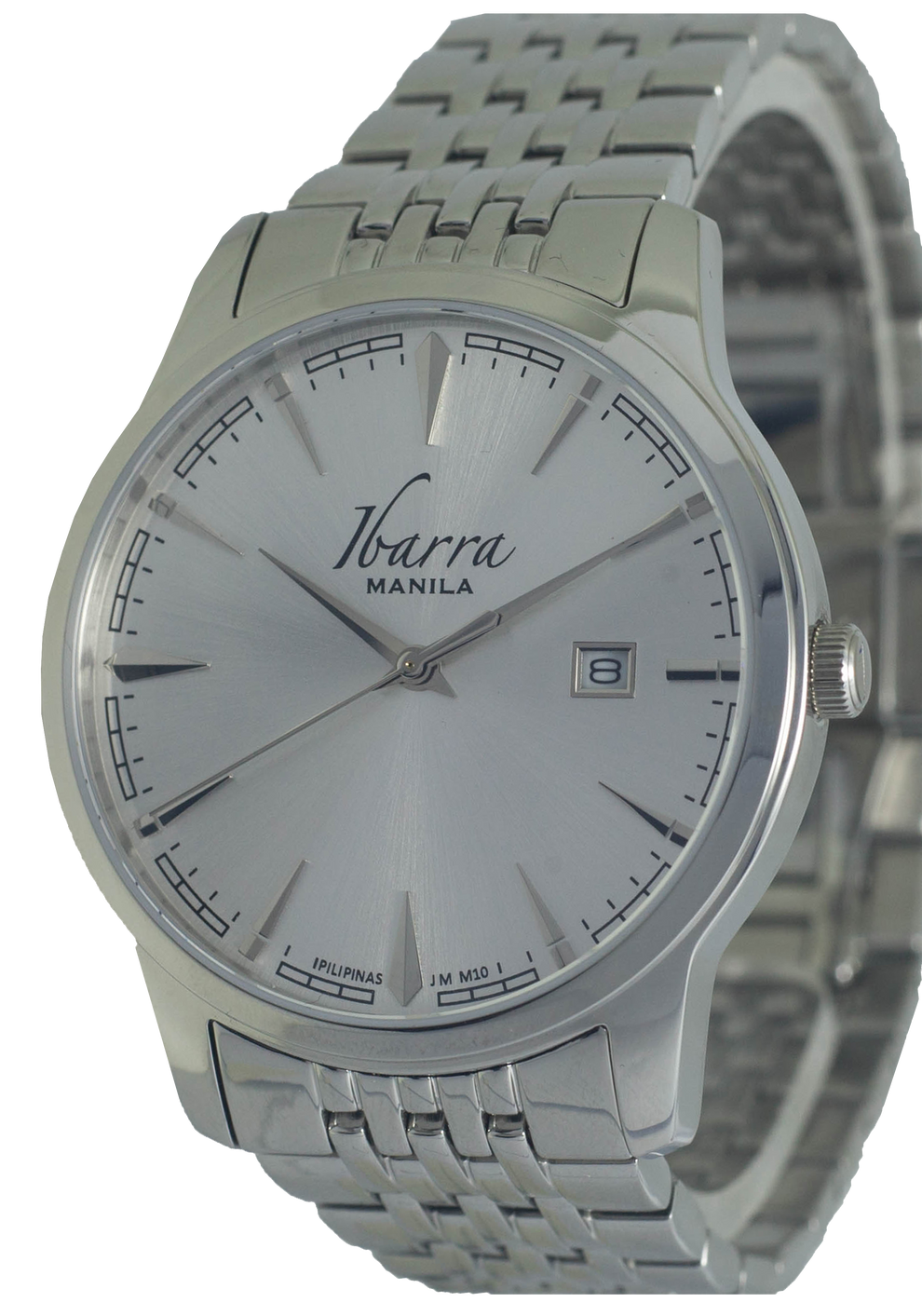 RIZAL 39MM QUARTZ STEEL WATCH (SILVER DIAL) – Ibarra